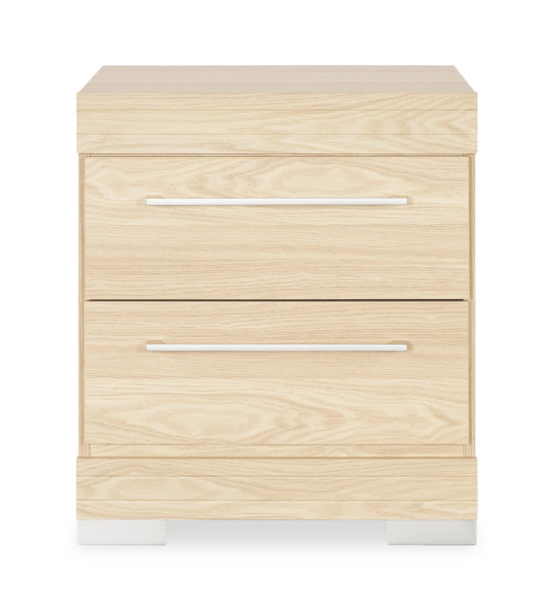 Riley Bedside 2-Drawer Nightstand, 21"W x 24"H, Made in Canada - Na ...