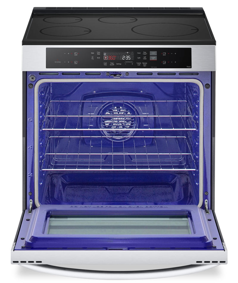 LG 30" 6.3 Cu. Ft. Smart Induction Range with Convection and Air Fr ...