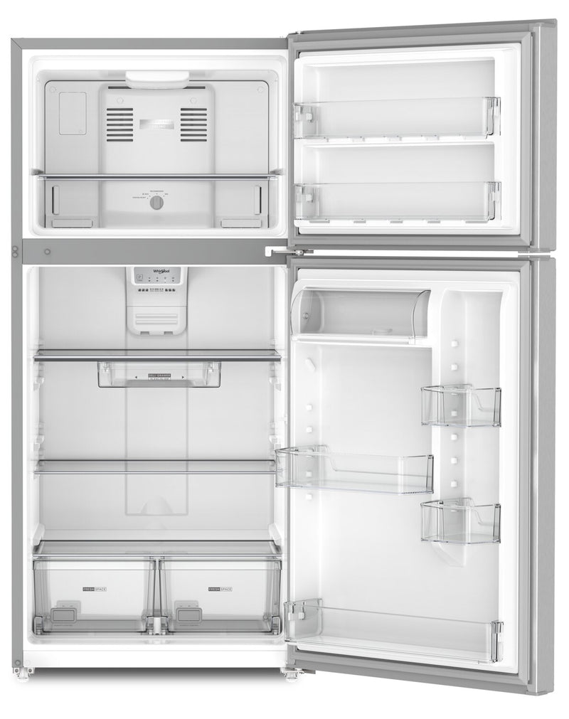 Whirlpool 29.5" 19 Cu. Ft. Top Freezer Refrigerator with Total Cove ...