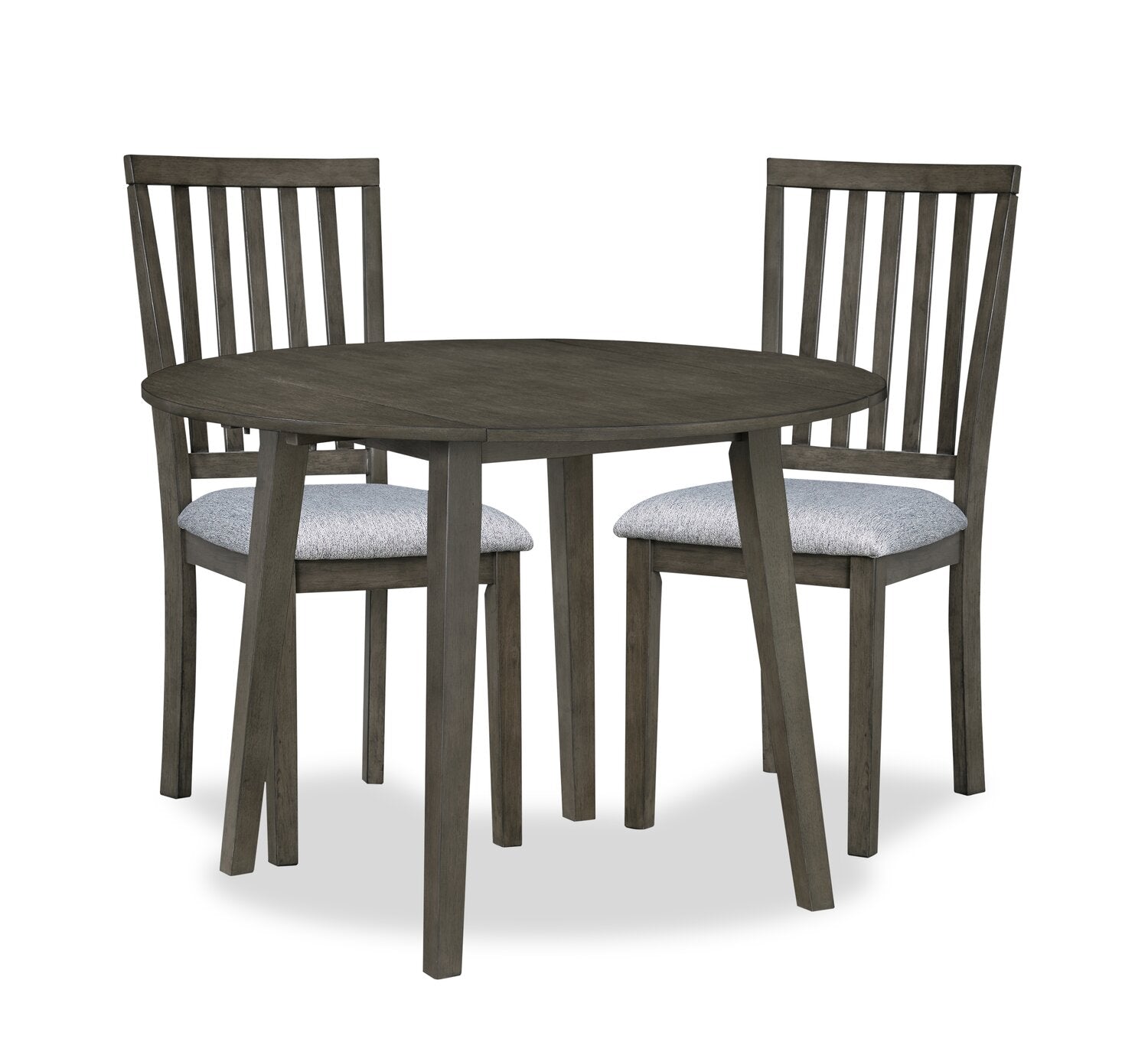 Bryn 3pc Dining Package with 42" Round Drop-Leaf Table & 2 Chairs ...