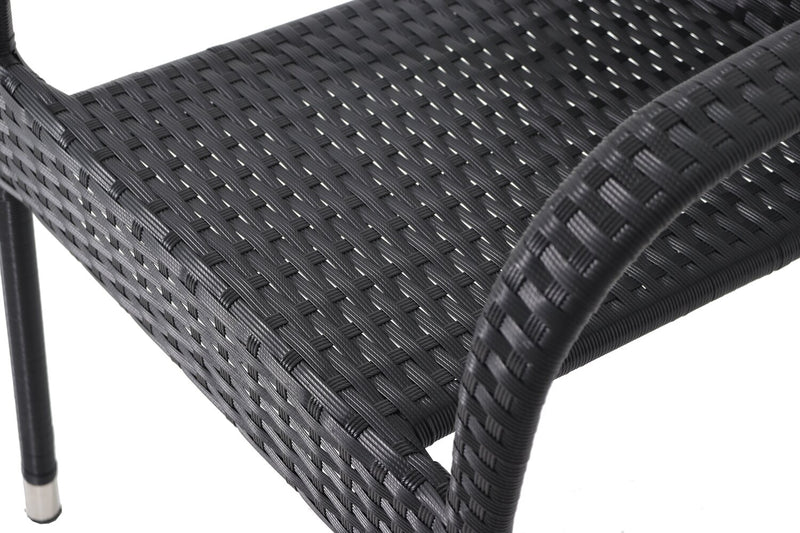 Arizona Outdoor Patio Chair - Hand-Woven Resin Wicker, UV & Weather ...