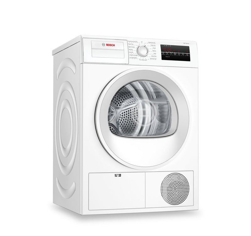 Bosch 300 Series 24" 4 Cu. Ft. Compact Condensation Dryer - WPA12100UC ...