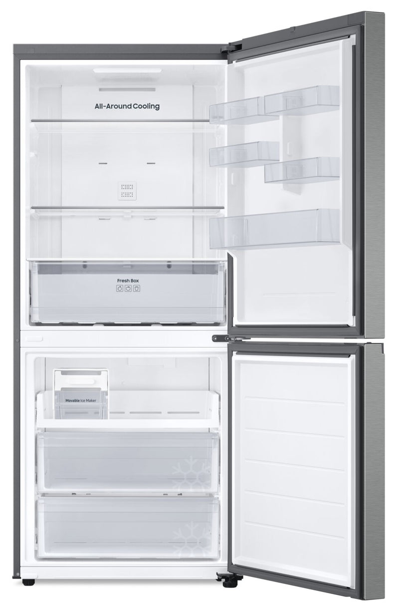 Samsung 30" 16.2 Cu. Ft. Counter-Depth Bottom-Mount Refrigerator ...