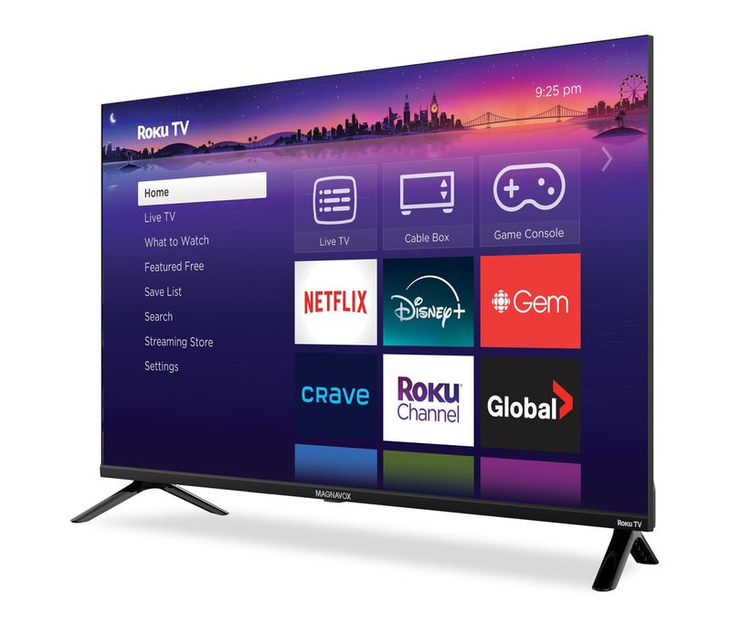 MAGNAVOX 32" MRTQ QLED Quantum Dot FHD Smart Roku TV (MRTQ3206) - The Brick