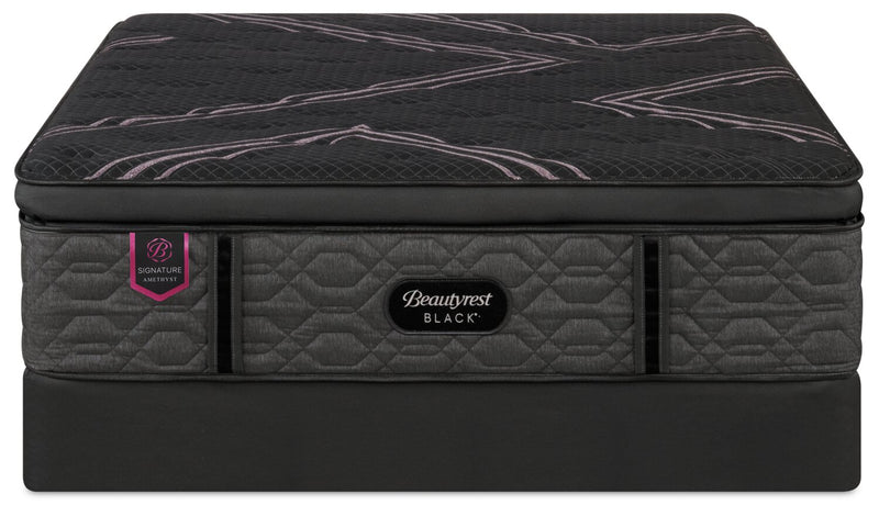 Beautyrest Black Signature Amethyst Eurotop Queen Mattress Set - The Brick