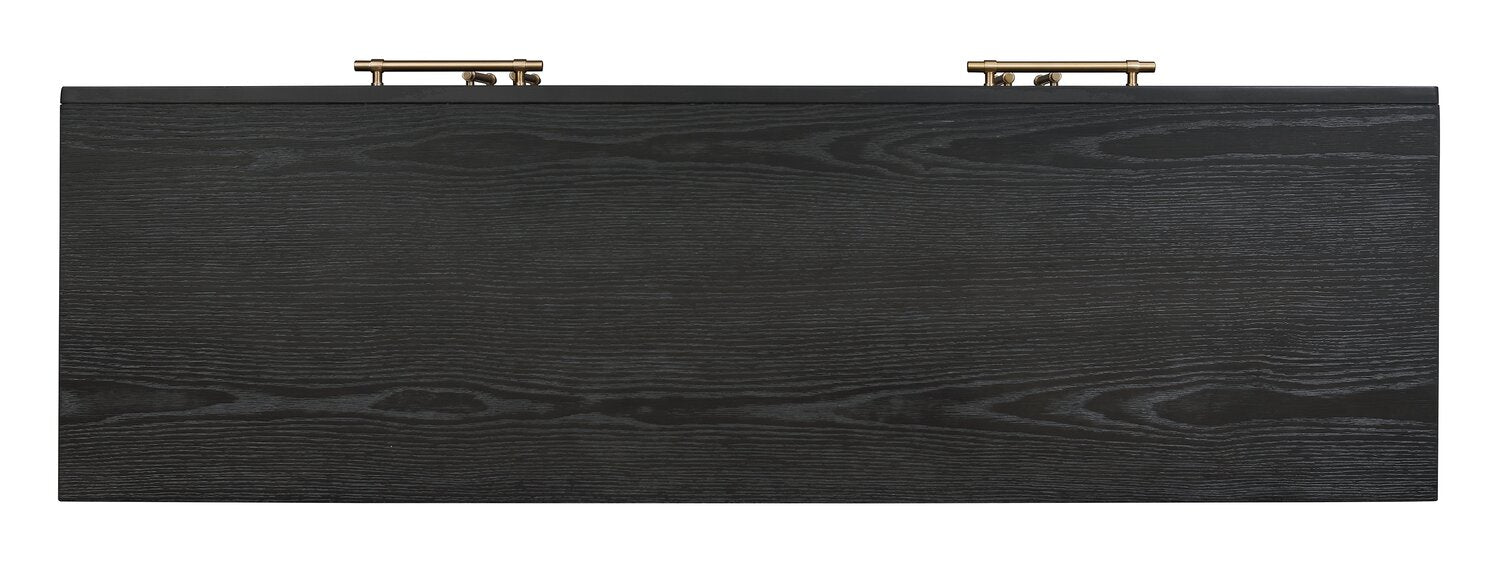 Emery Dining Server with Drawers, Storage & Built-In Wine Racks, 60 ...