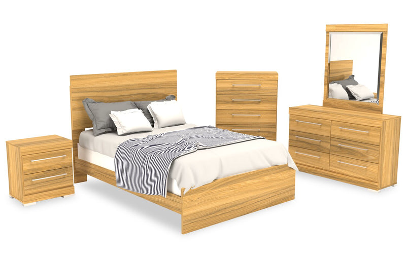 Riley Bedroom 6-Drawer Dresser, 49"W x 31"H, Made in Canada - Natural ...