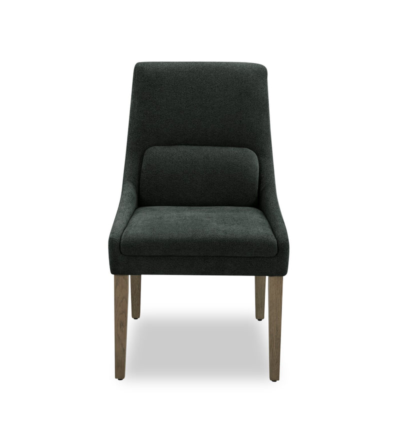 Clay Dining Chair with Polyester Fabric - Charcoal - The Brick