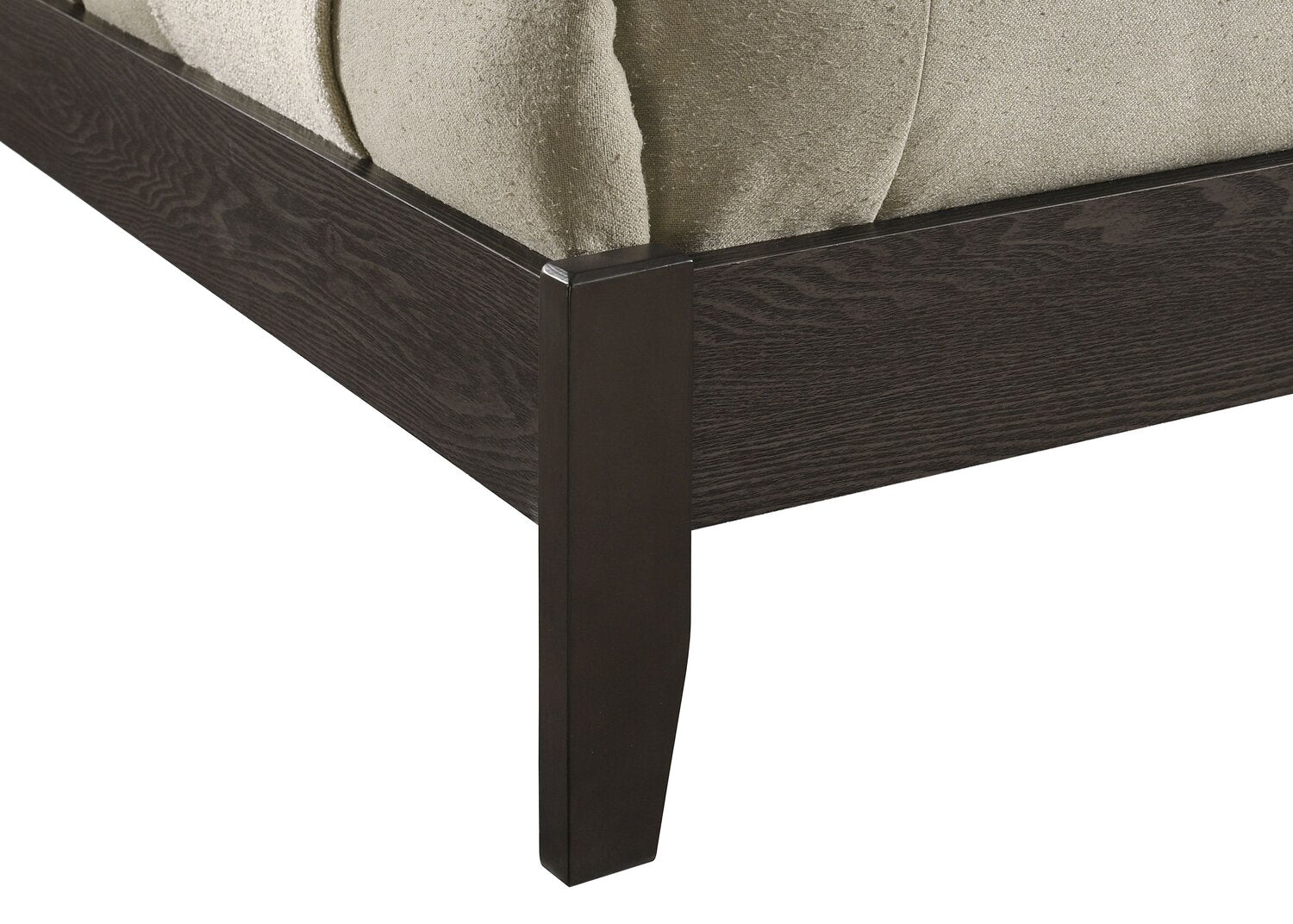 Sable Queen Bed - Dark Grey - The Brick
