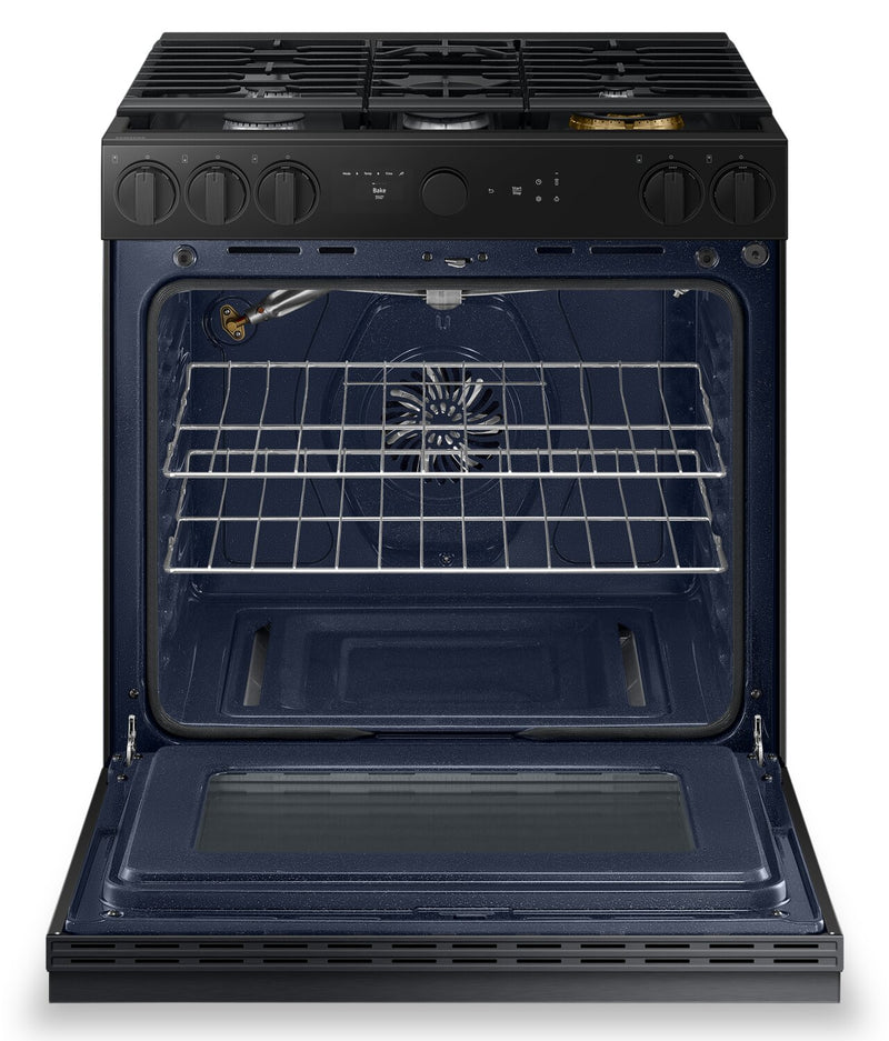 Samsung 6 Cu. Ft. Smart Gas Slide In Range with Air Fry and Air Sou ...