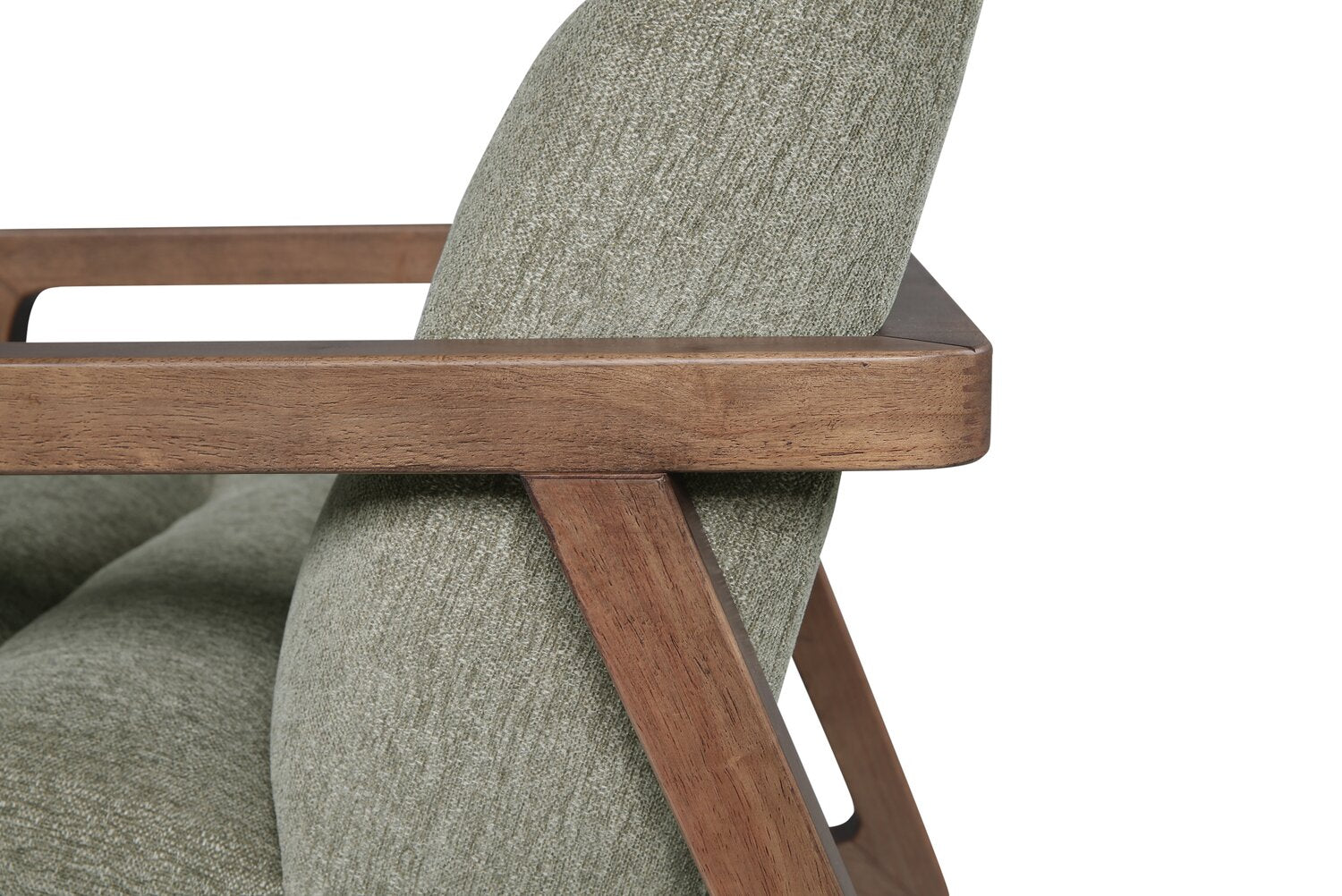 Cove 28" Chenille Fabric Accent Chair – Olive - The Brick