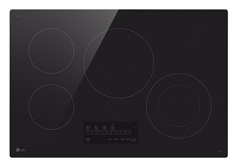 LG 30" 4-Element Electric Cooktop with UltraHeat™ 2.5kW Element - B ...