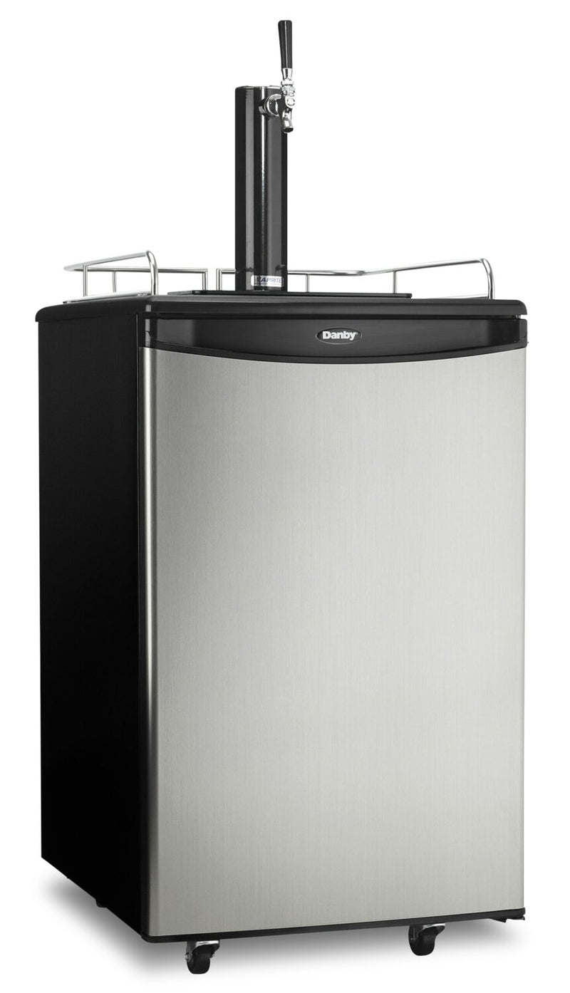 Danby 5.4 Cu. Ft. Single-Tap Kegerator - DKC054A1BSLDB - The Brick