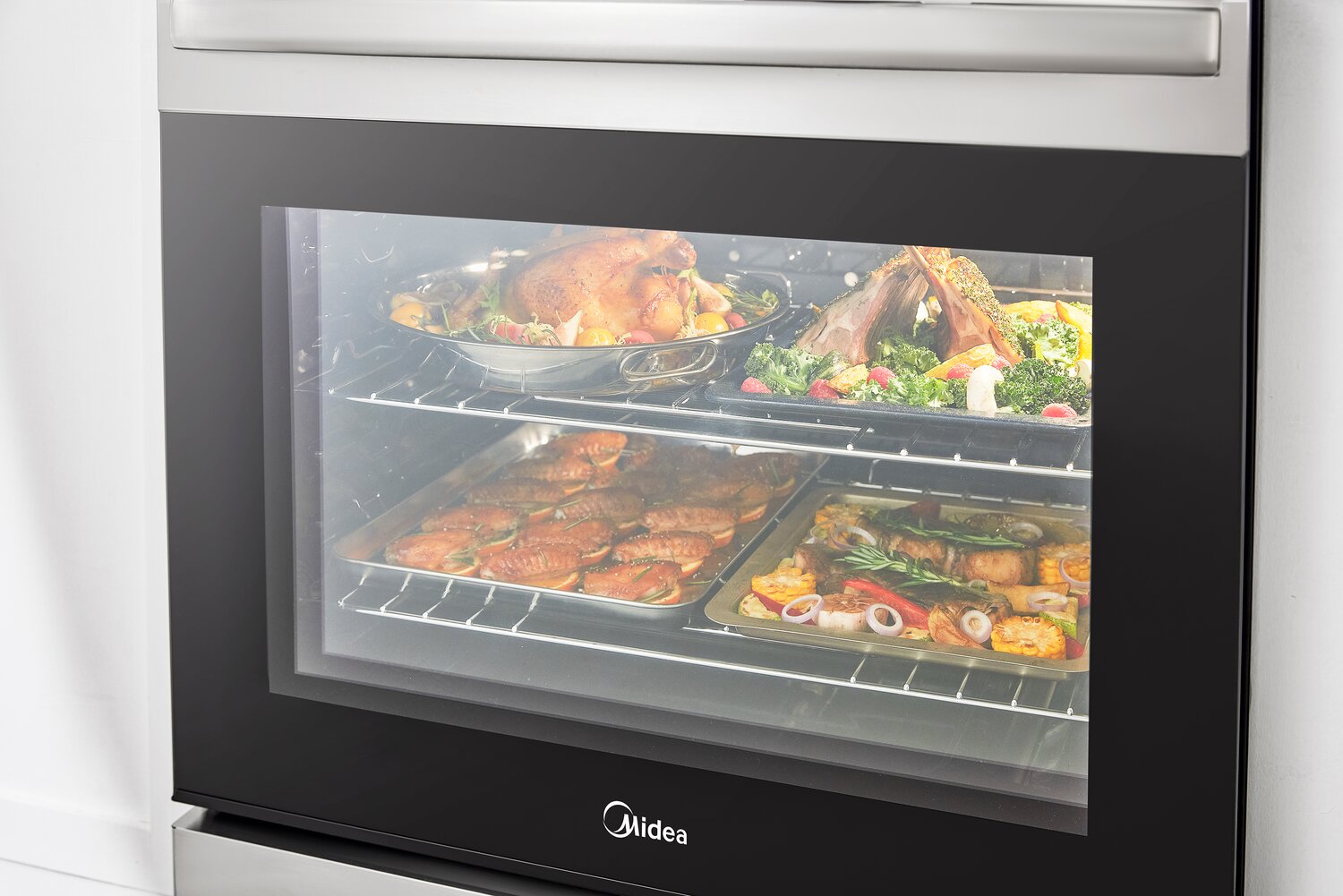 Midea 30" 6.3 Cu. Ft. Electric Range - MER30B14ASTC | The Brick