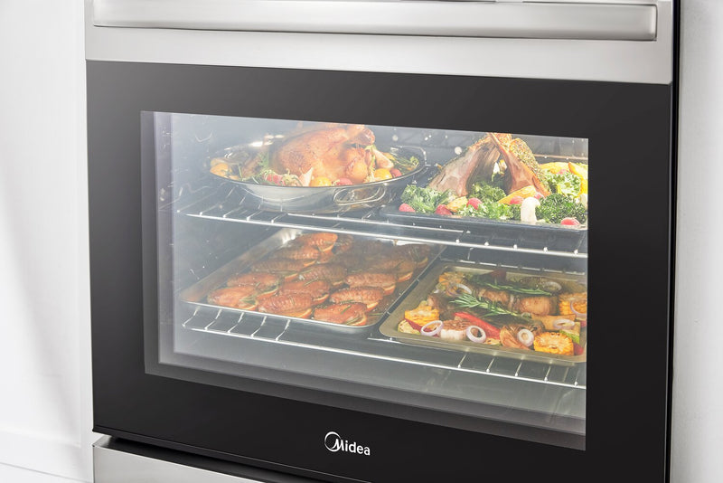 Midea 30" 6.3 Cu. Ft. Electric Range - MER30B14ASTC | The Brick