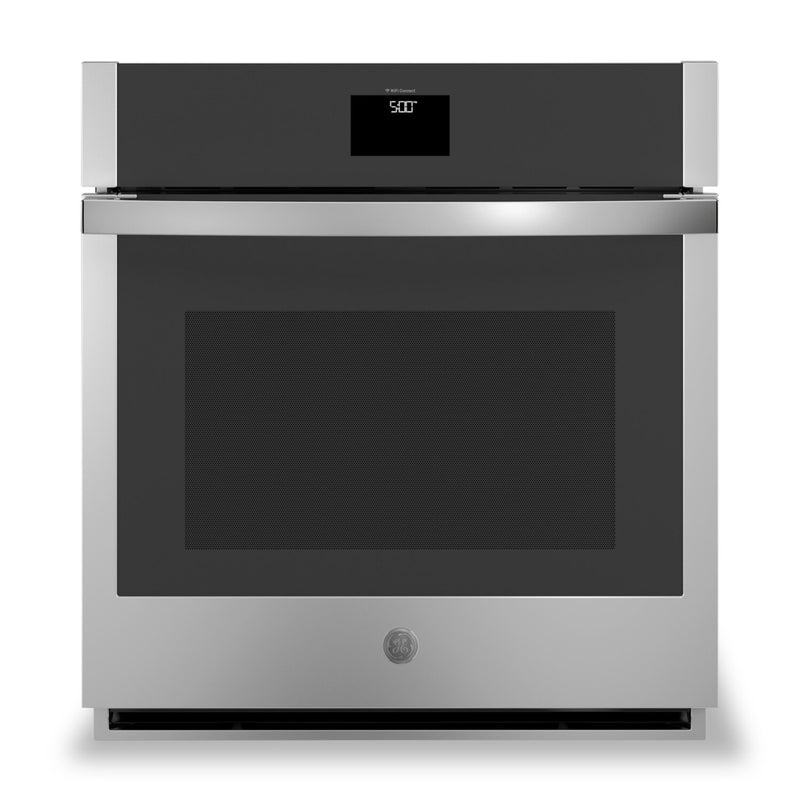 GE 27" 4.3 Cu. Ft. Electric Single Wall Oven with No Preheat Air Fr ...