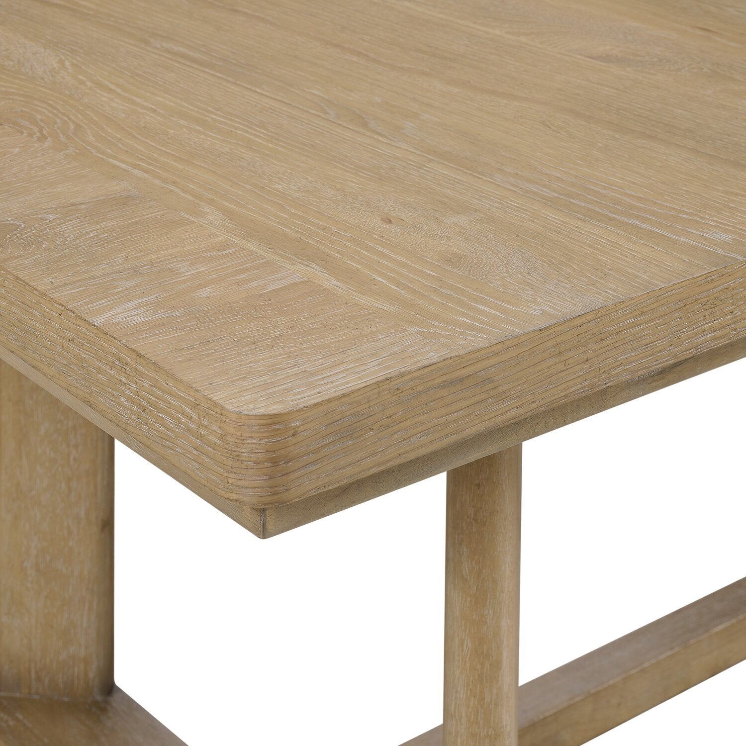 Aspen Dining Table with 80-104" Extension, Trestle Base - Natural | The ...