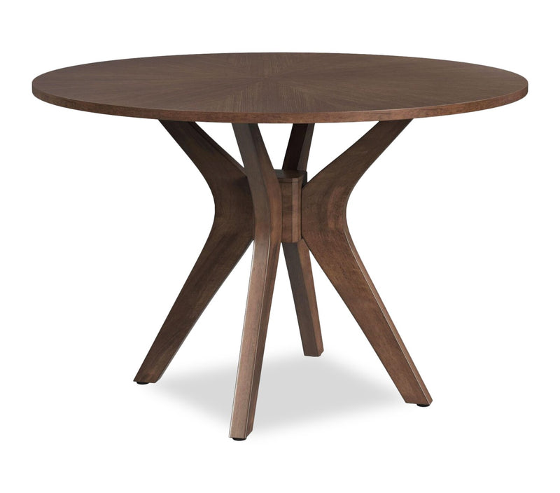 Rain Dining Table, 45"W Round - Brown - The Brick