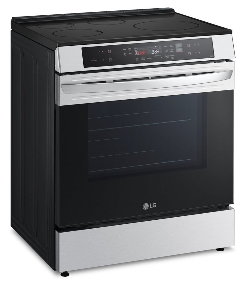 LG 30" 6.3 Cu. Ft. Smart Induction Range with Convection and Air Fr ...