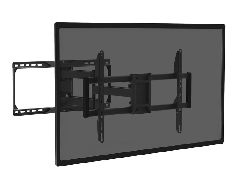 Seneca SDA51 Full Motion Dual Stud TV Mount for 40" to 90" TVs – Black ...