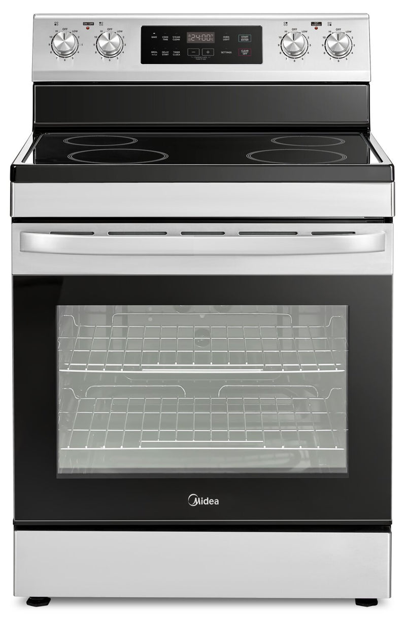 Midea 30" 6.3 Cu. Ft. Electric Range - MER30B14ASTC | The Brick