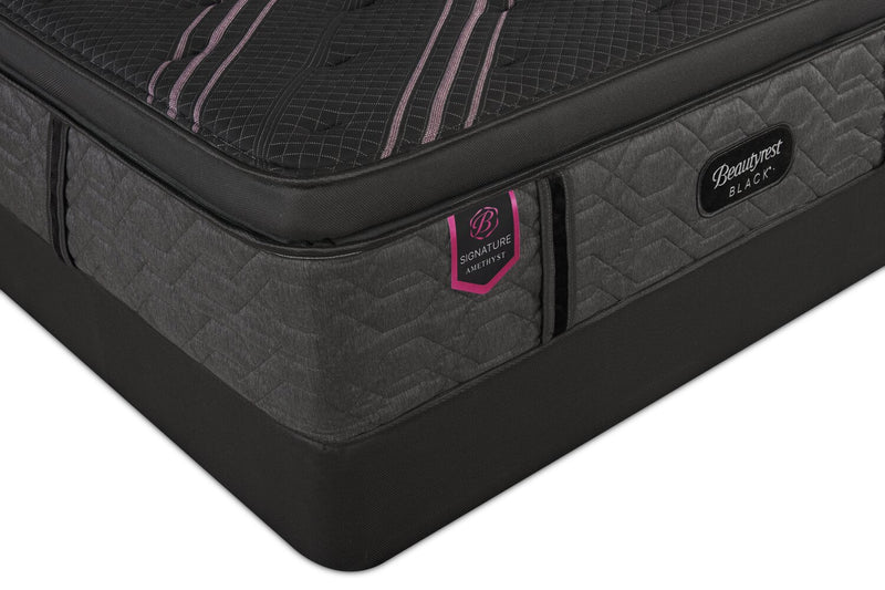 Beautyrest Black Signature Amethyst Eurotop Queen Mattress Set - The Brick