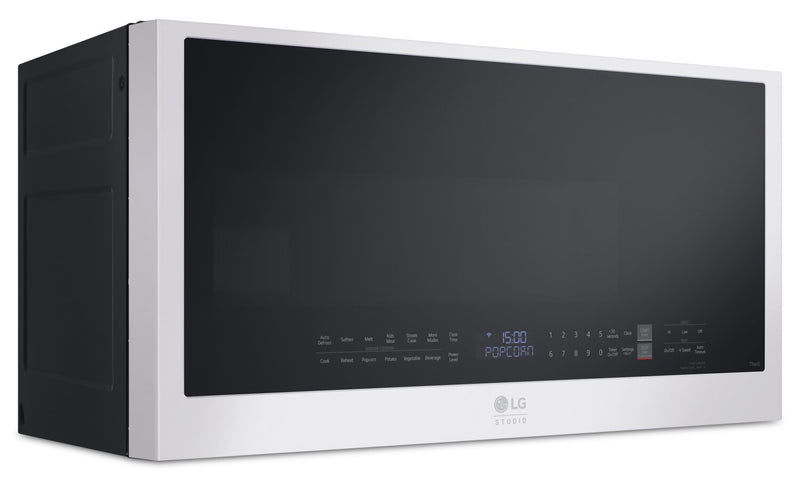 LG Studio 2 Cu. Ft. Smart Over-the-Range Microwave with EasyClean ...