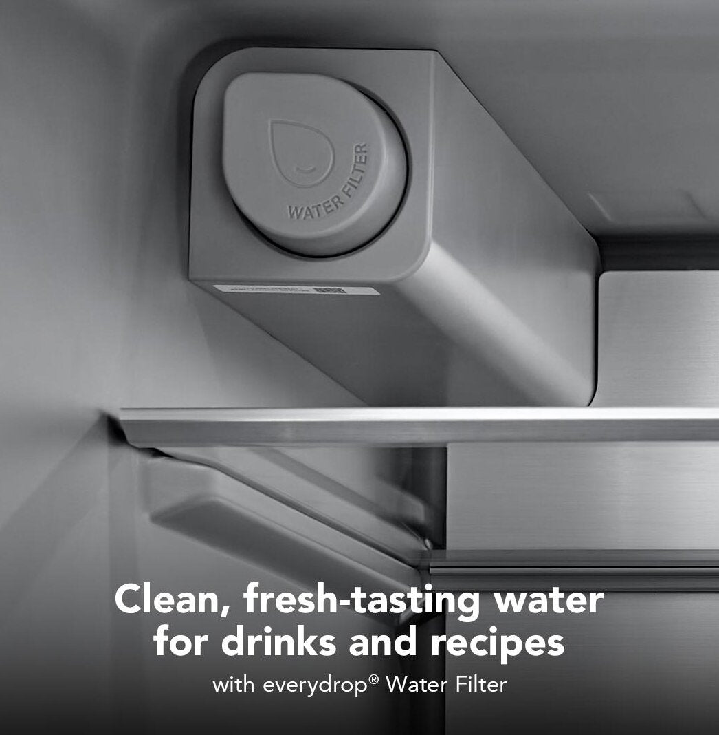 Kitchenaid 29 Cu. Ft. French Door Refrigerator – Black Ore - KRMF43 ...
