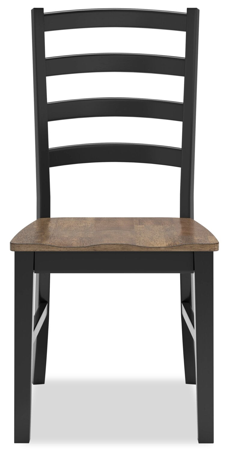 Raven 5pc Dining Package with 60-78"W Extension Table & 4 Chairs ...