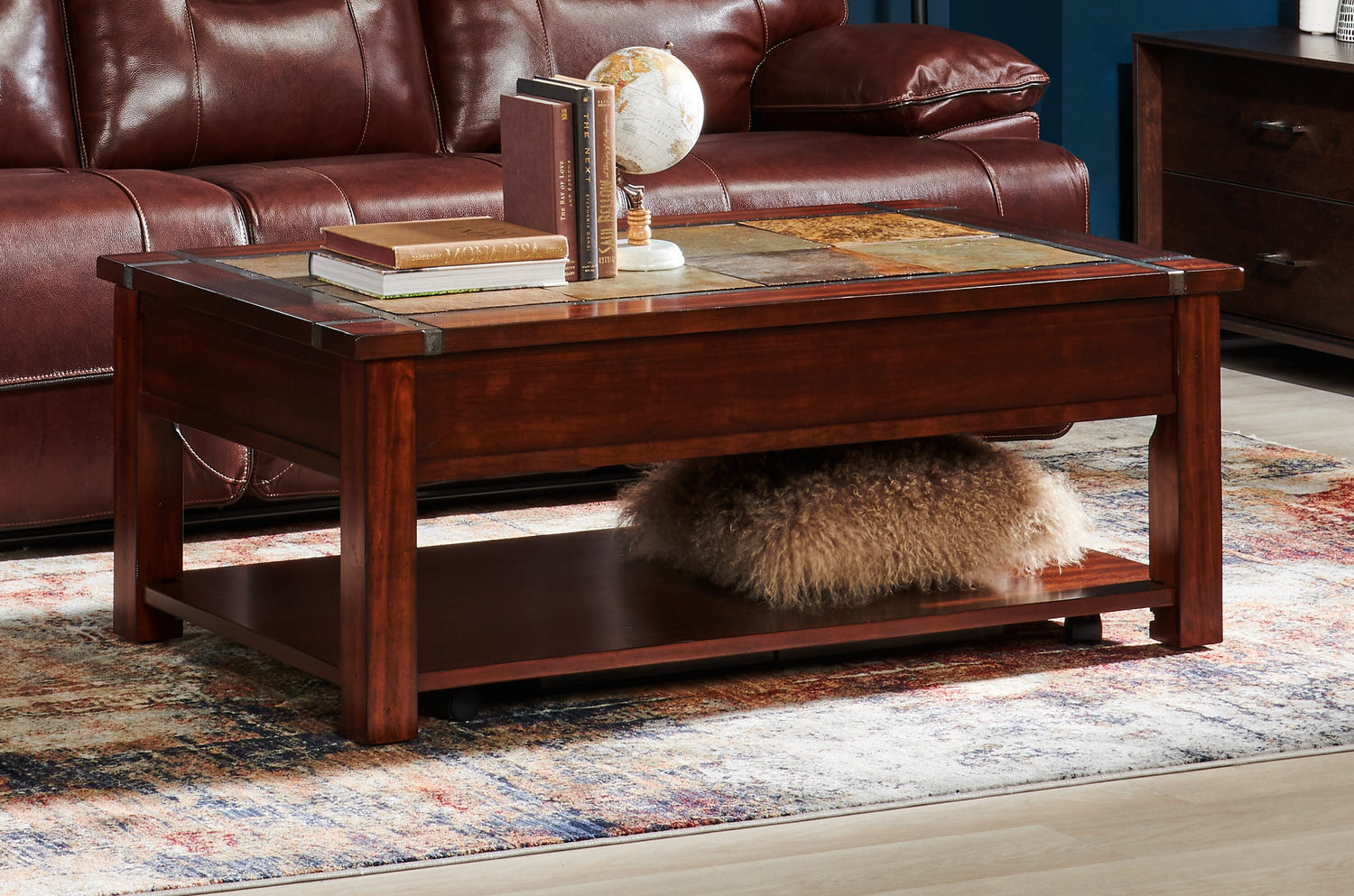 Cherry lift top coffee table store