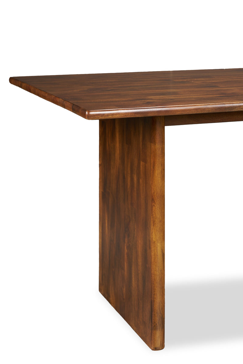 Vale Dining Table, Wood, 72"W - Brown - The Brick