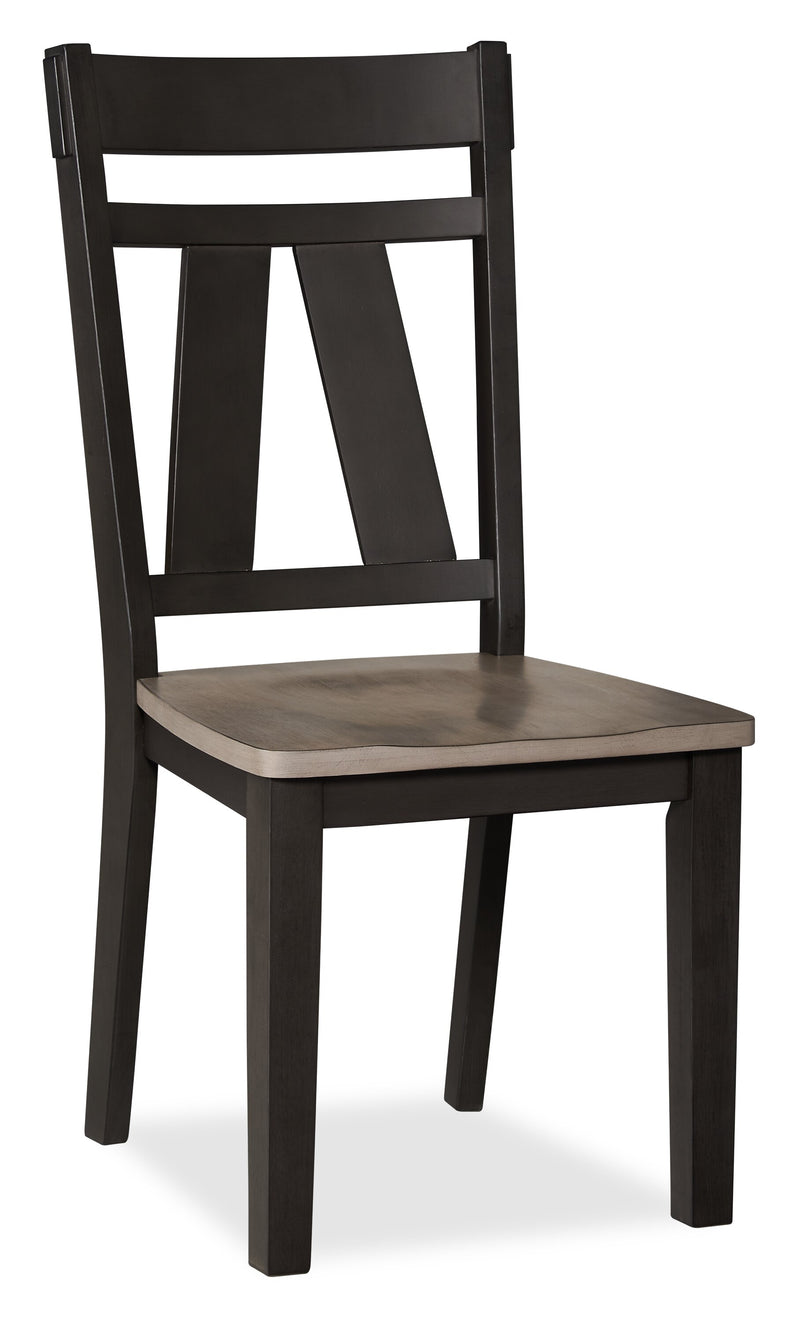 Zao Dining Chair, Wood, Melamine - Brown - The Brick