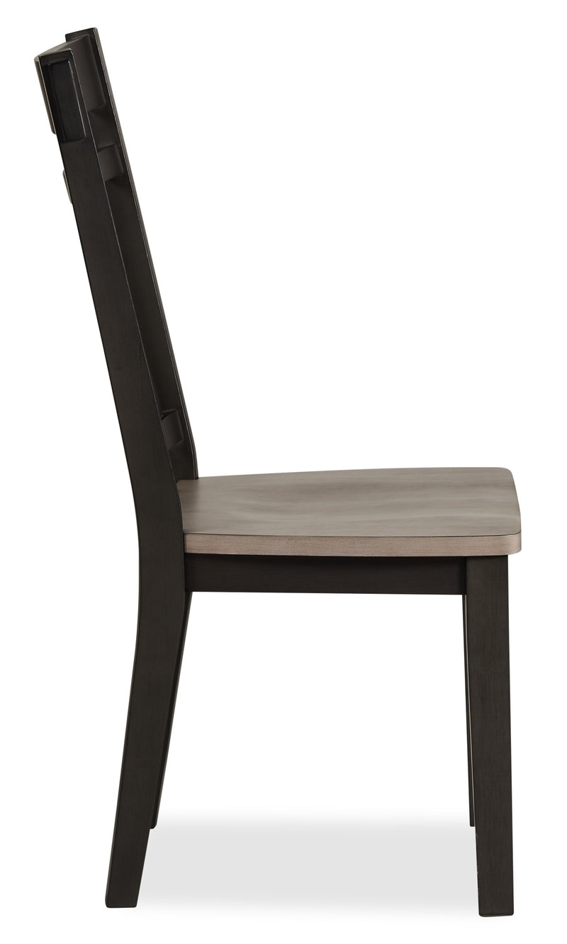 Zao Dining Chair, Wood, Melamine - Brown - The Brick
