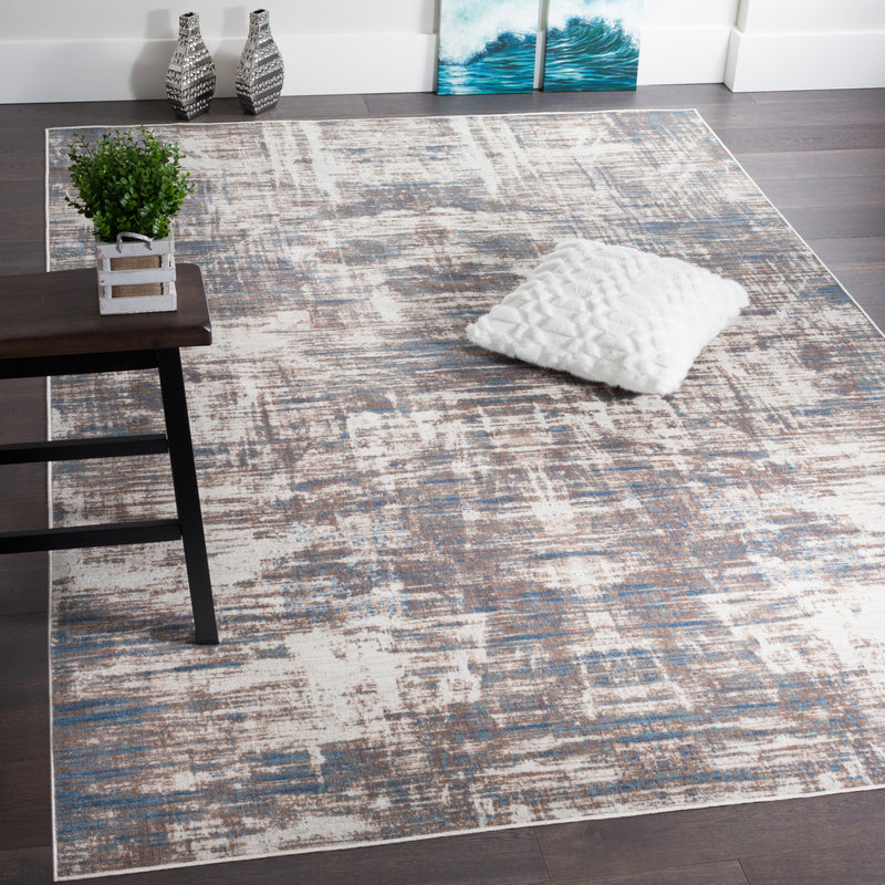 Shi Abstract Blue 3x5 Area Rug | The Brick