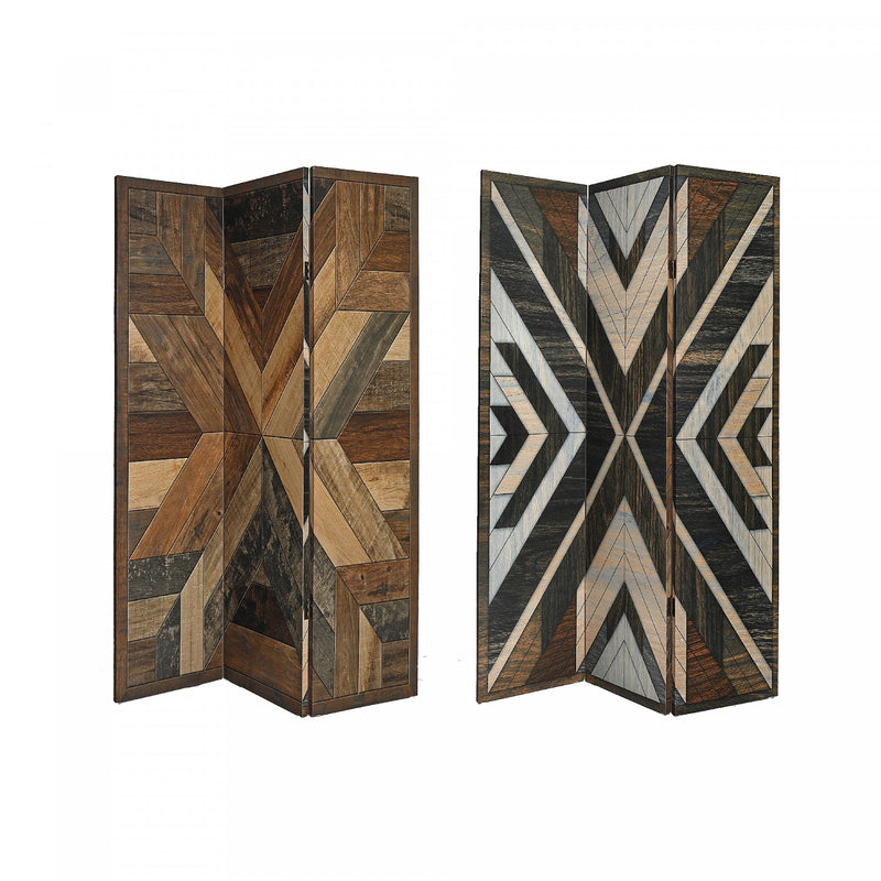 Double Sided Canvas Screen Alder - The Brick