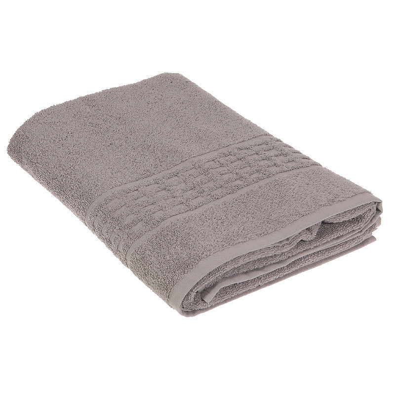 Basketweave Bath Towel 30 x 60 Light Grey - Set of 2 Towels - The Brick