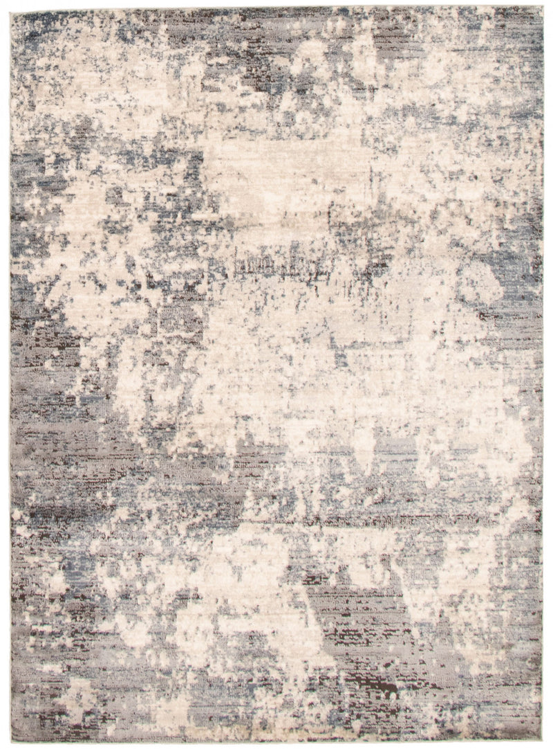 Octavian Abstract Ivory Area Rug - 5'3" x 7'3" - The Brick