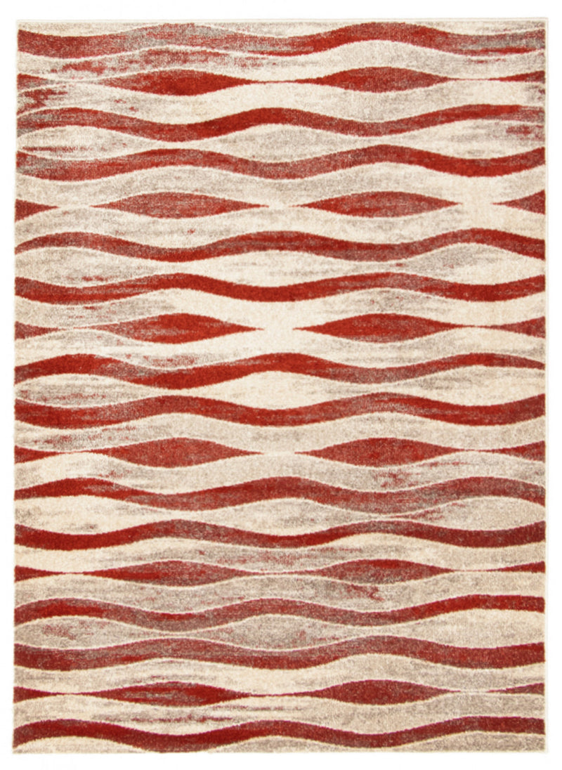 Arusha Ivory / Red 3'11" x 5'7" Area Rug - The Brick