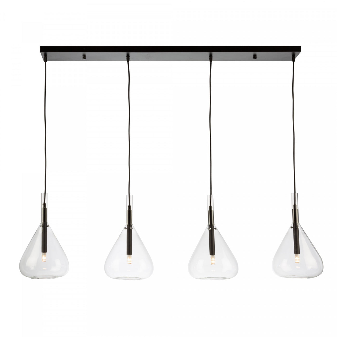 Conic 4-Light Black Ceiling Light | The Brick