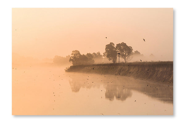 Mist 16x24 Wall Art Frame And Fabric Panel | The Brick