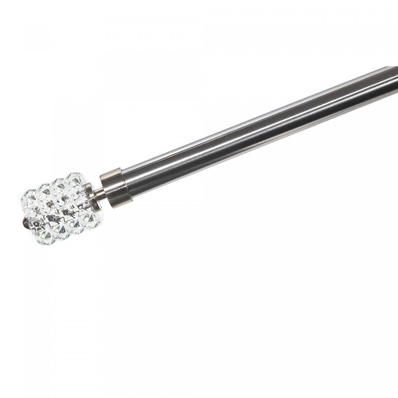 25/28mm Drape Pole Set Imperial - Nickel - The Brick