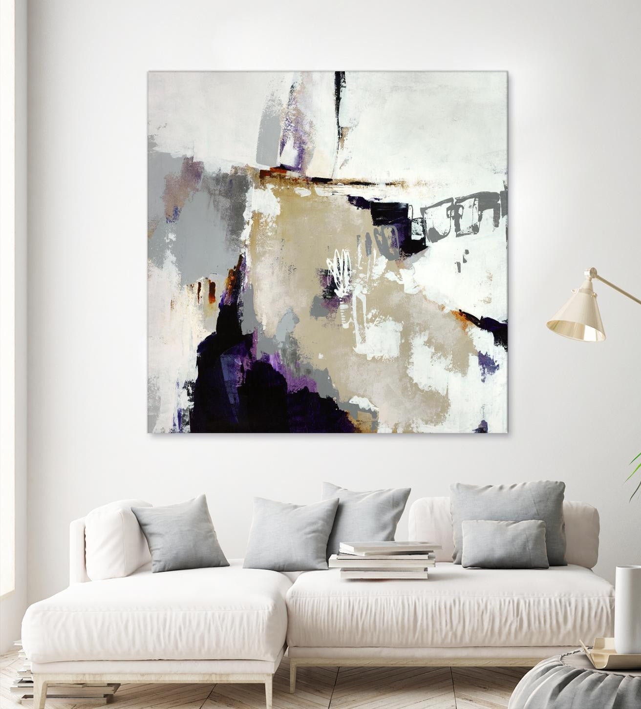 "Tumult Roar" Giant Art 54x54 Wall Art - The Brick