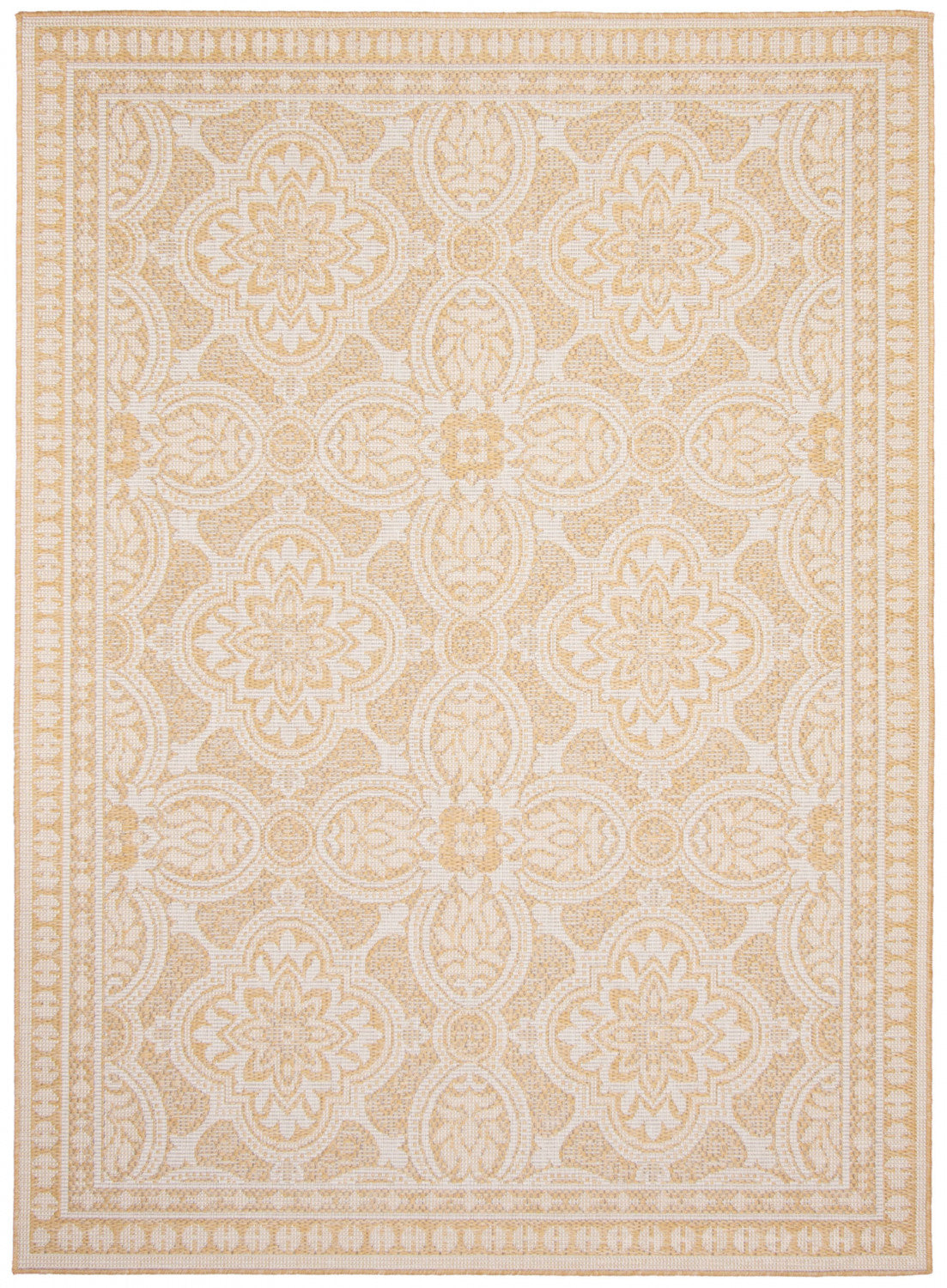Neisha Traditional Gold Rug 6'7" X 9'6" Area Rug | The Brick