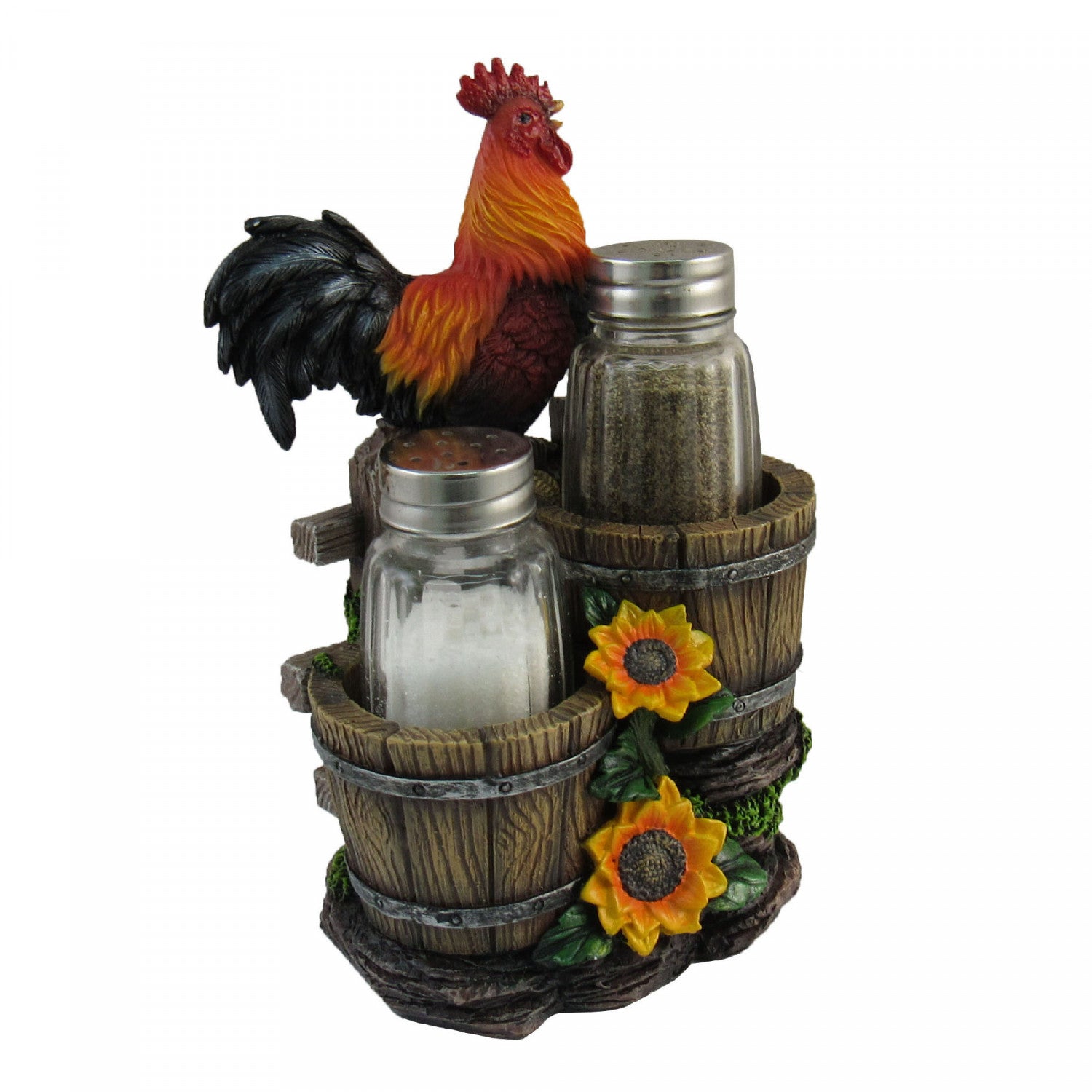Salt And Pepper Shaker Rooster Sunrise - The Brick