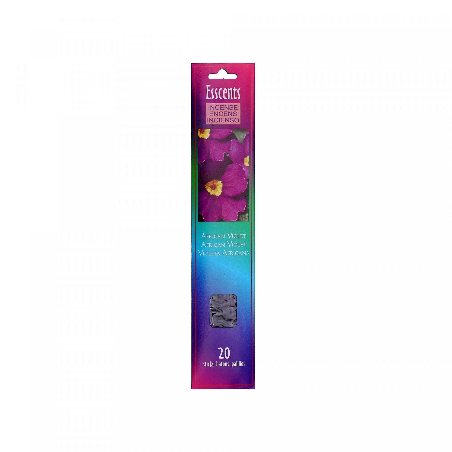 Esscents Stick African Violet - Set of 8 Incense Sticks - The Brick
