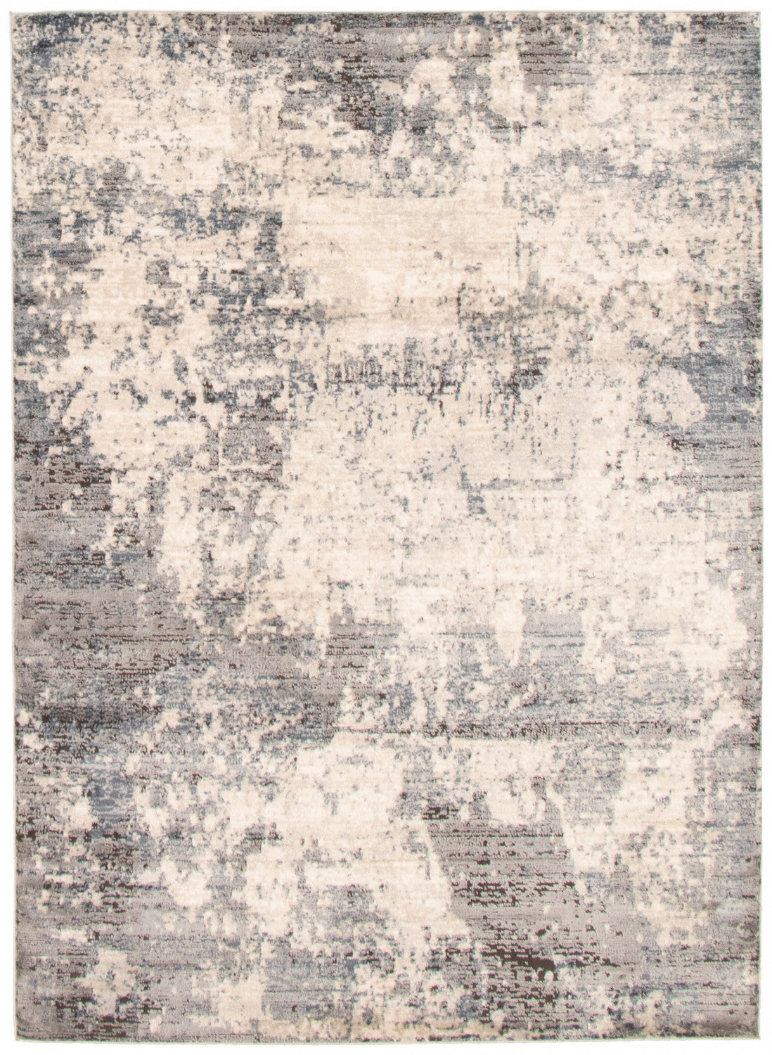Octavian Abstract Ivory Area Rug - 6'7" x 9'6" | The Brick