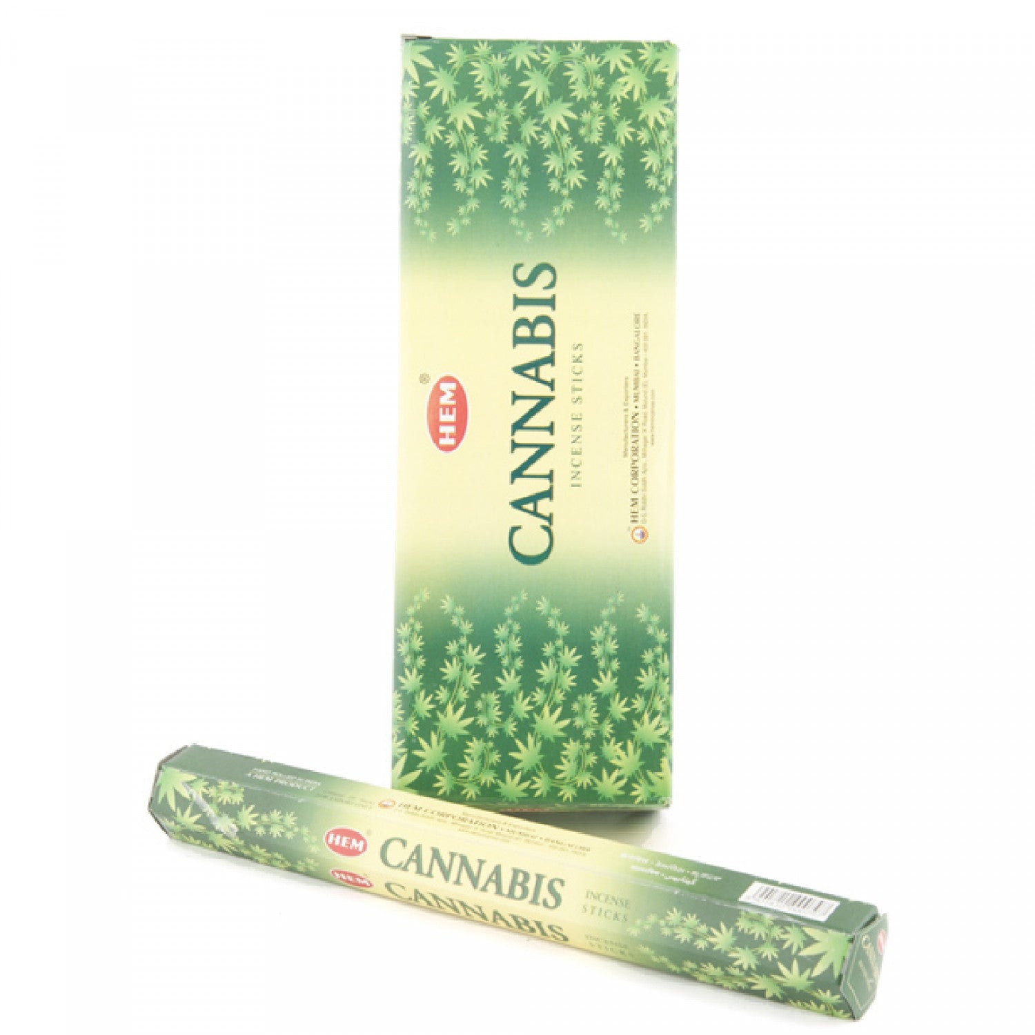 Hem Incense 20 Stick Cannabis - Set of 6 Incense Sticks - The Brick