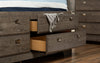 Yorkdale Queen 12 Drawer Storage Bed - Grey | The Brick