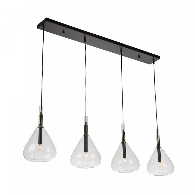 Conic 4-Light Black Ceiling Light - The Brick