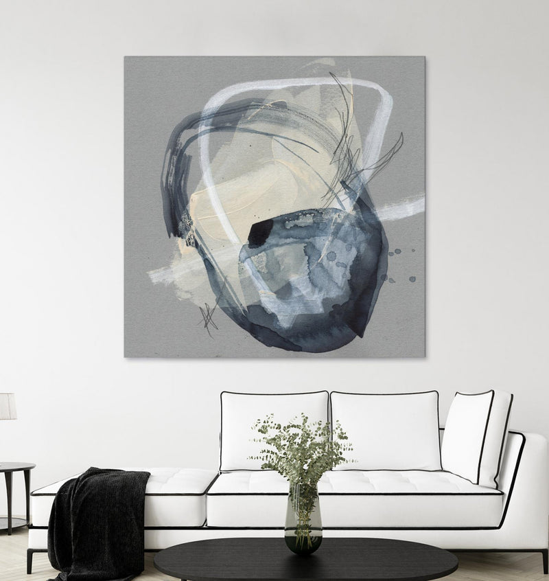 "Tandem Loops I" Giant Art 54x54 Wall Art - The Brick
